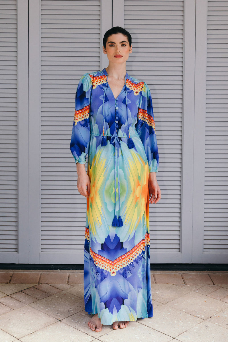 CANARIA PALM BEACH DRESS – MODA BARONESSA